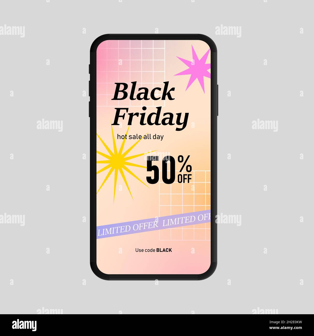 Story for Social Media hot sale all day. Vector illustration Stock ...