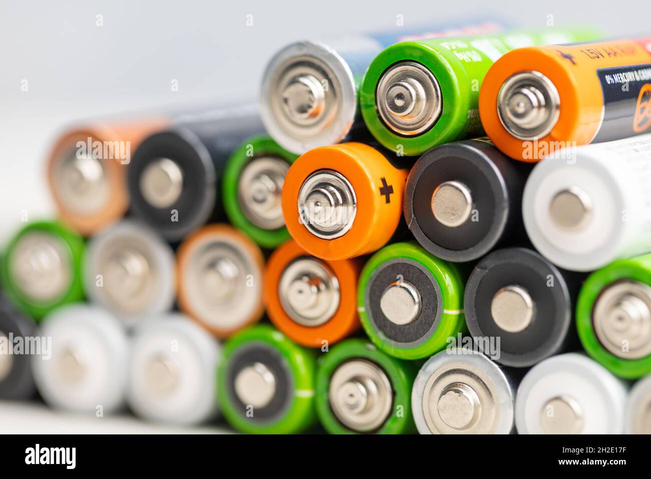 Stack of batteries hi-res stock photography and images - Alamy