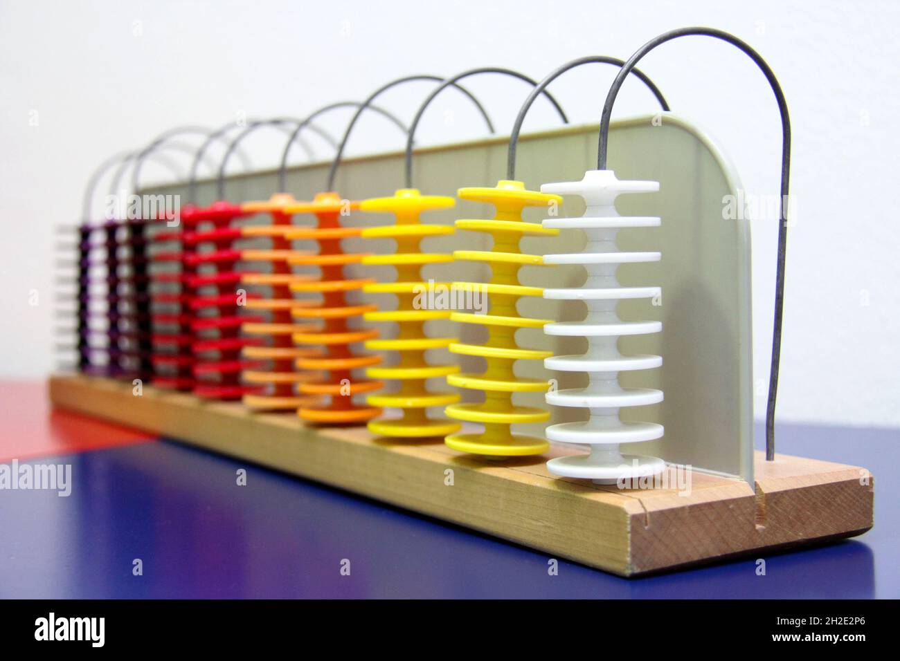 colorful Abacus with a isolated white background Stock Photo - Alamy