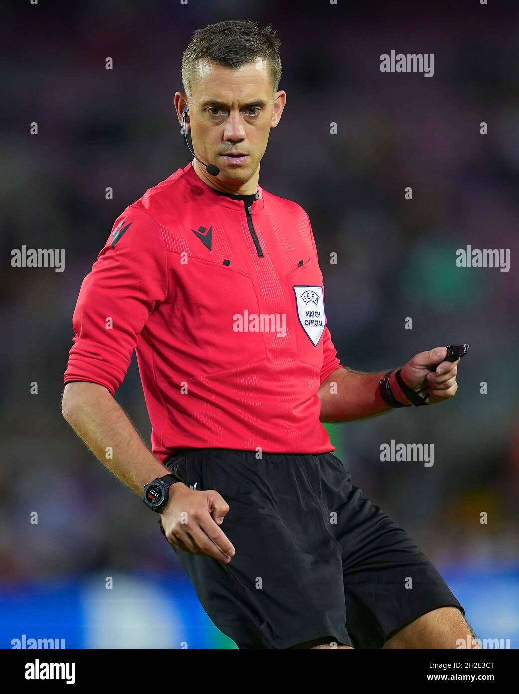 The referee Clement Turpin during the UEFA Champions League match ...