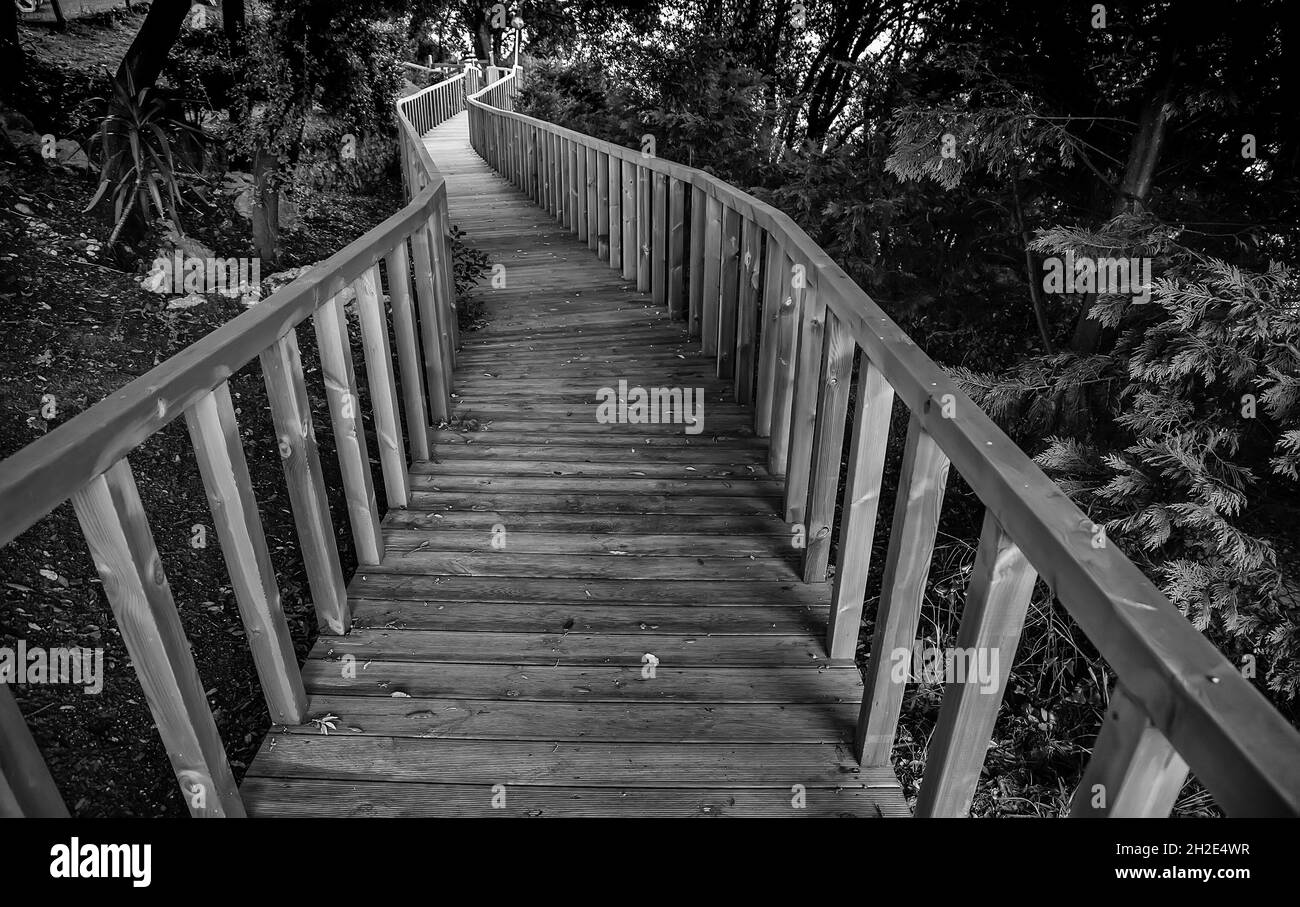 Detail of walk through the countryside and nature, hiking healthy life ...