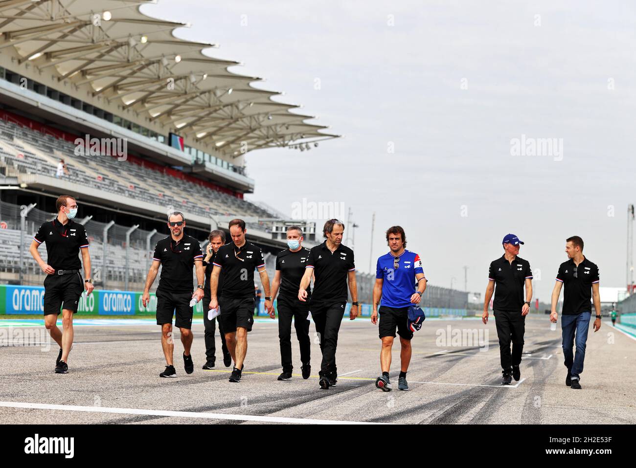 Austin, Texas, USA. 21st October 2021, Fernando Alonso (ESP) Alpine F1 ...