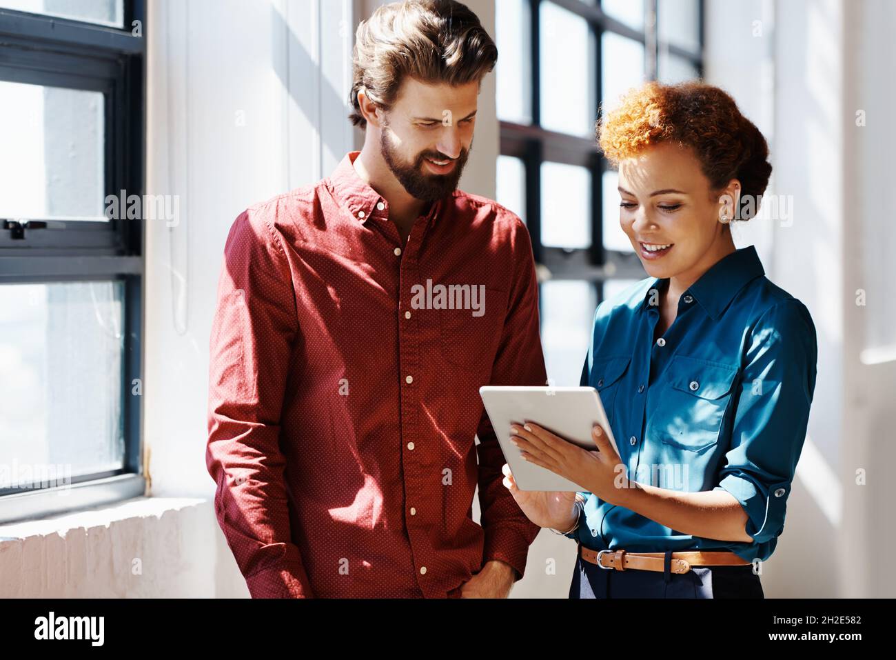 Working with their collective vision in mind Stock Photo - Alamy