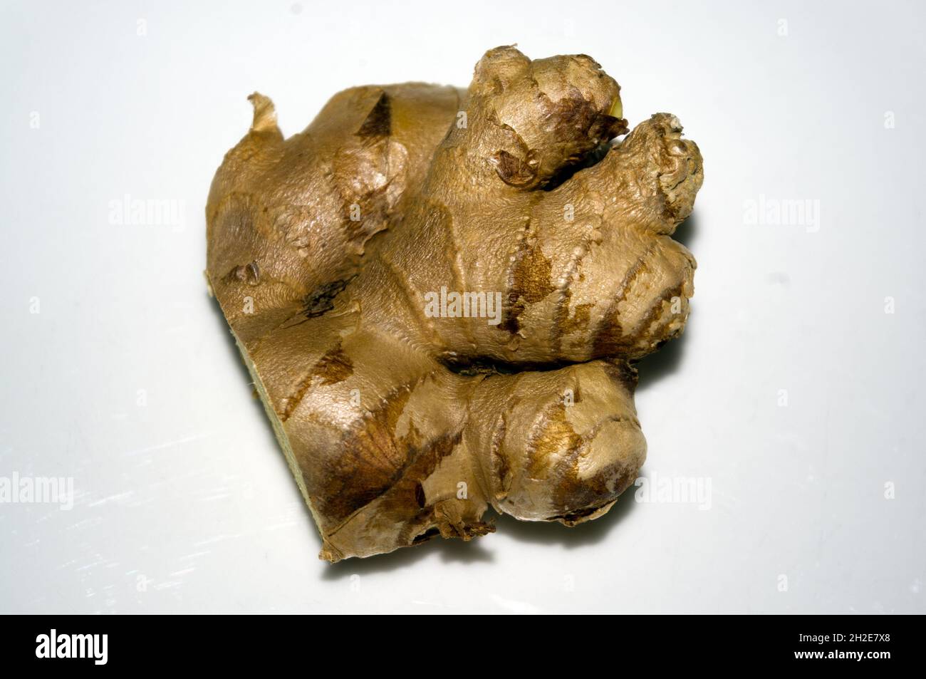 Ginger tuber, isolated against white background Stock Photo - Alamy