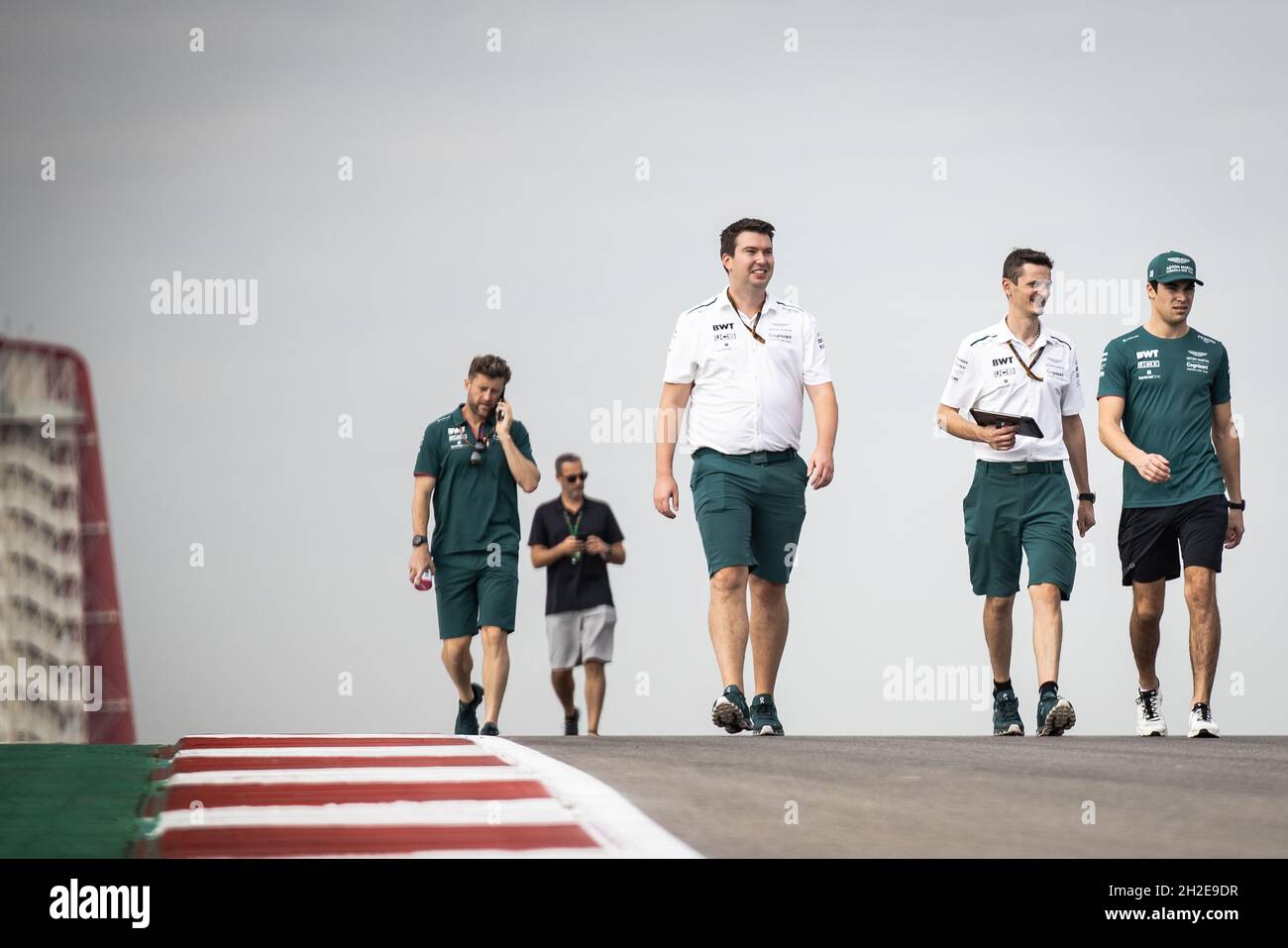 Austin, Texas, USA. 21st October 2021, Lance Stroll (CDN) Aston Martin ...