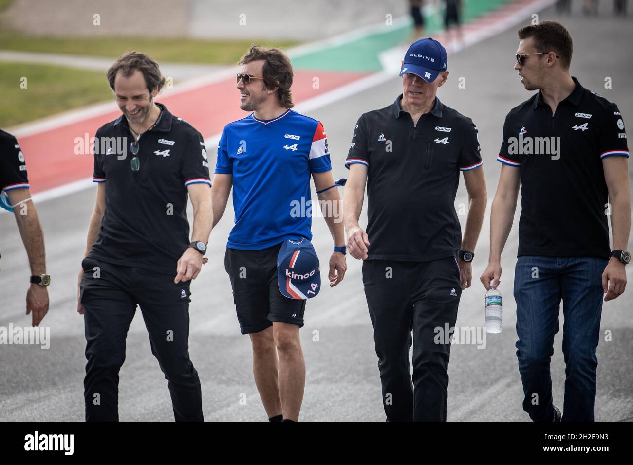 Austin, Texas, USA. 21st October 2021, Fernando Alonso (ESP) Alpine F1 ...