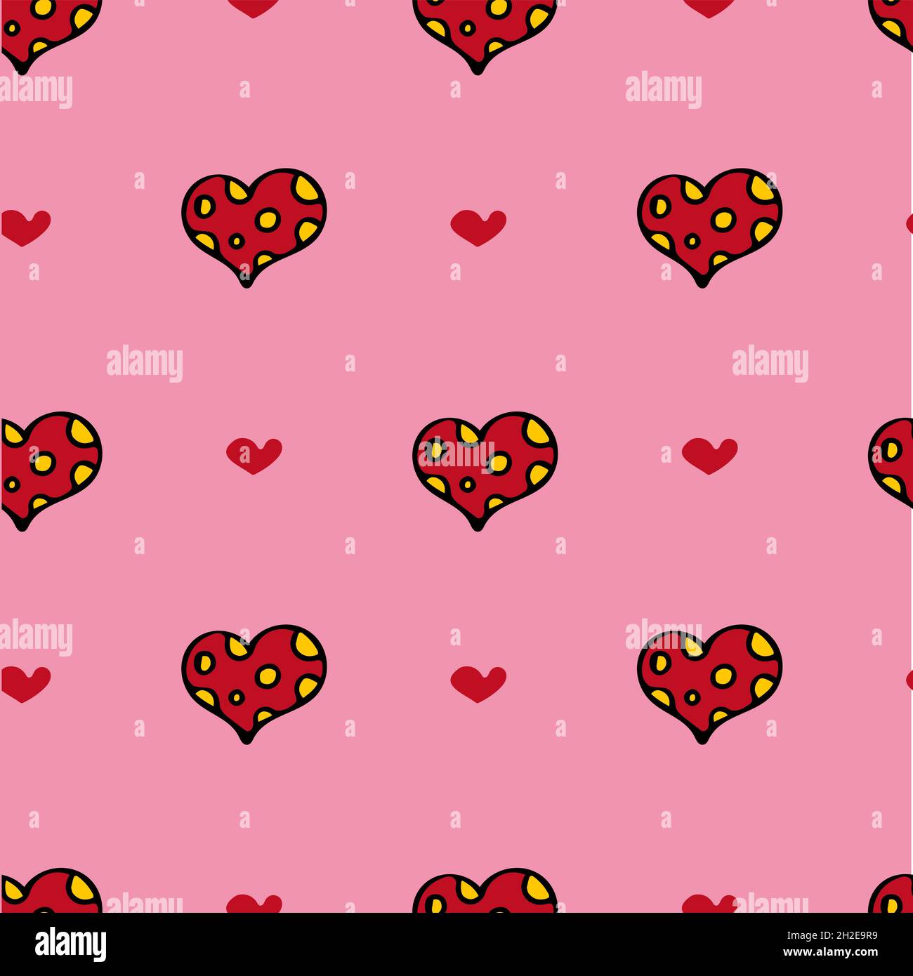 Background with a red hearts. Pattern for wrapping paper Stock Vector ...