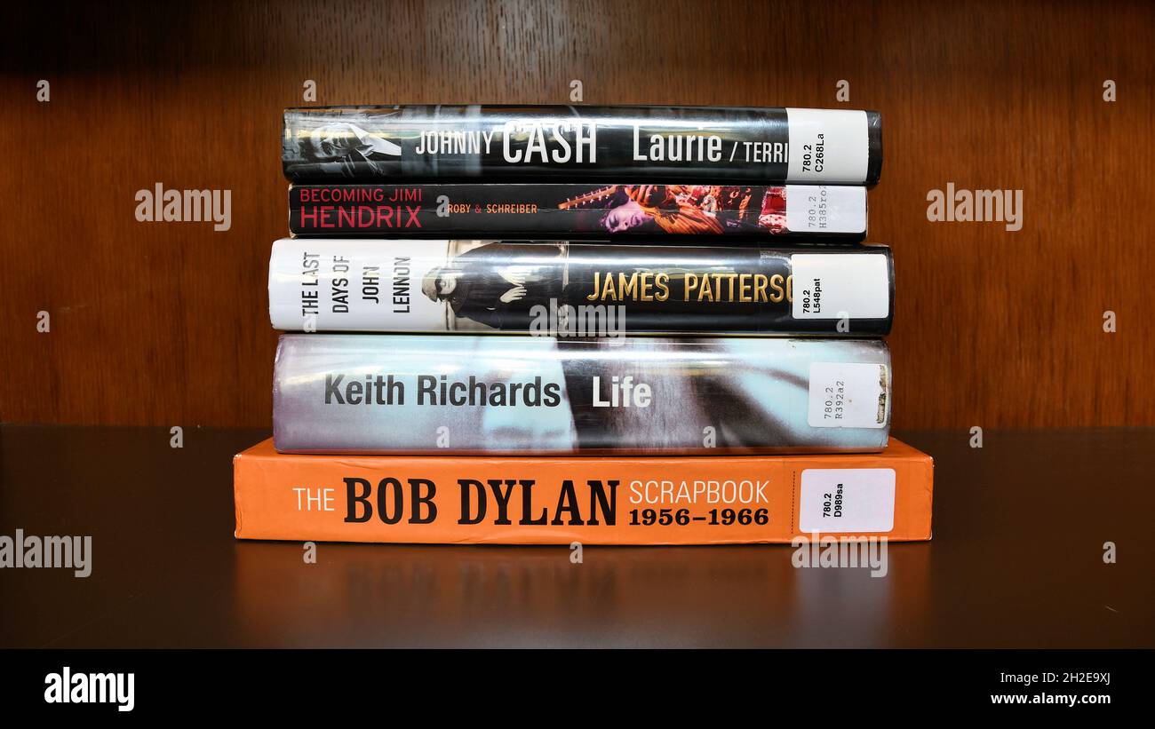 Biographies and books about musicians and rock and roll superstars ...