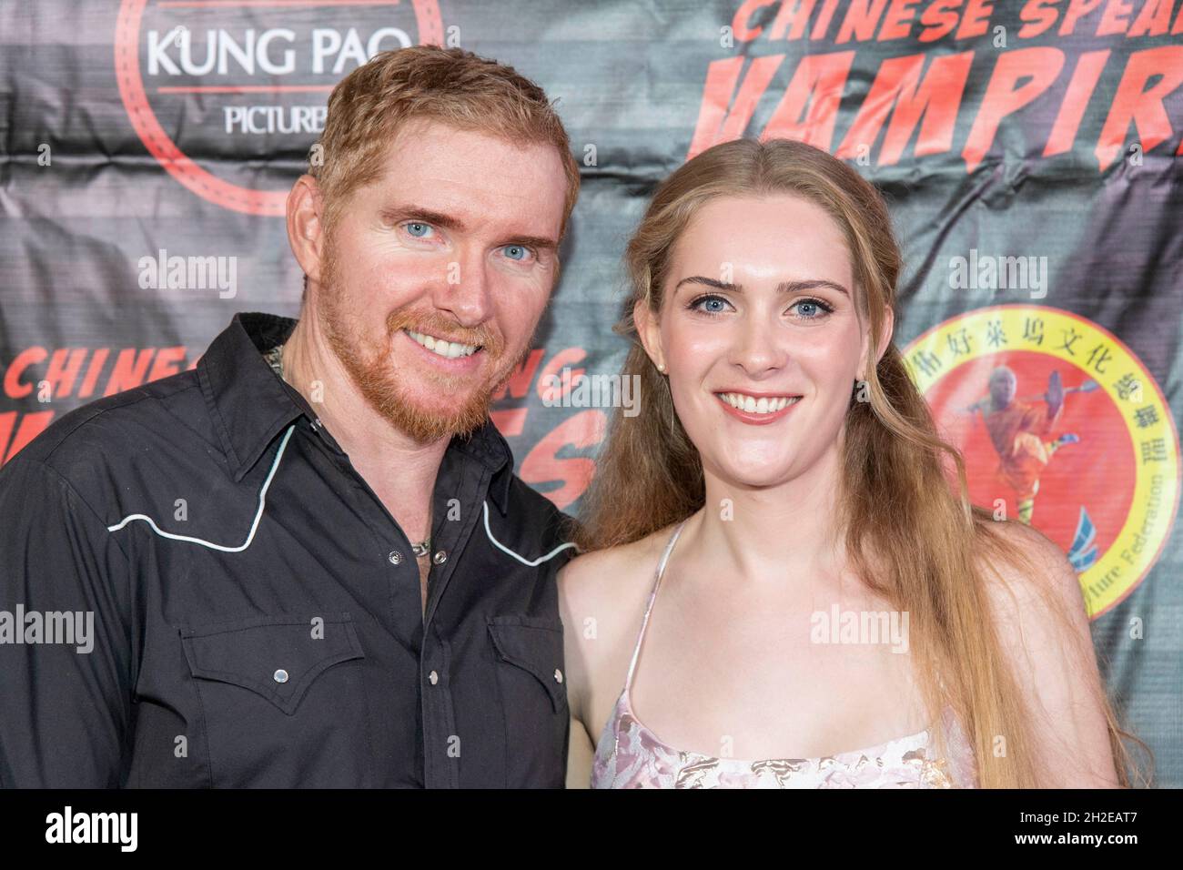 Davy Williams, Daniela Brown attend Premiere of the Film by Kung Pao ...