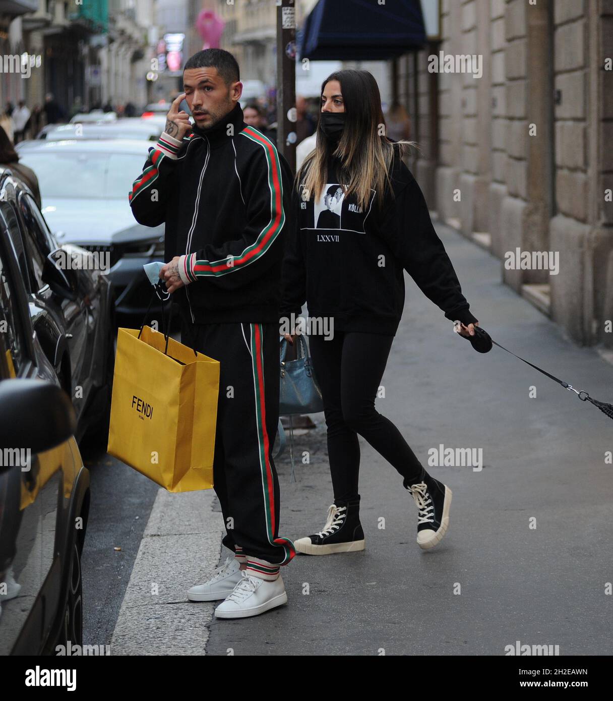 Milan, . 21st Oct, 2021. Milan, 21-10-2021 Stefano Sensi, an INTER and ...