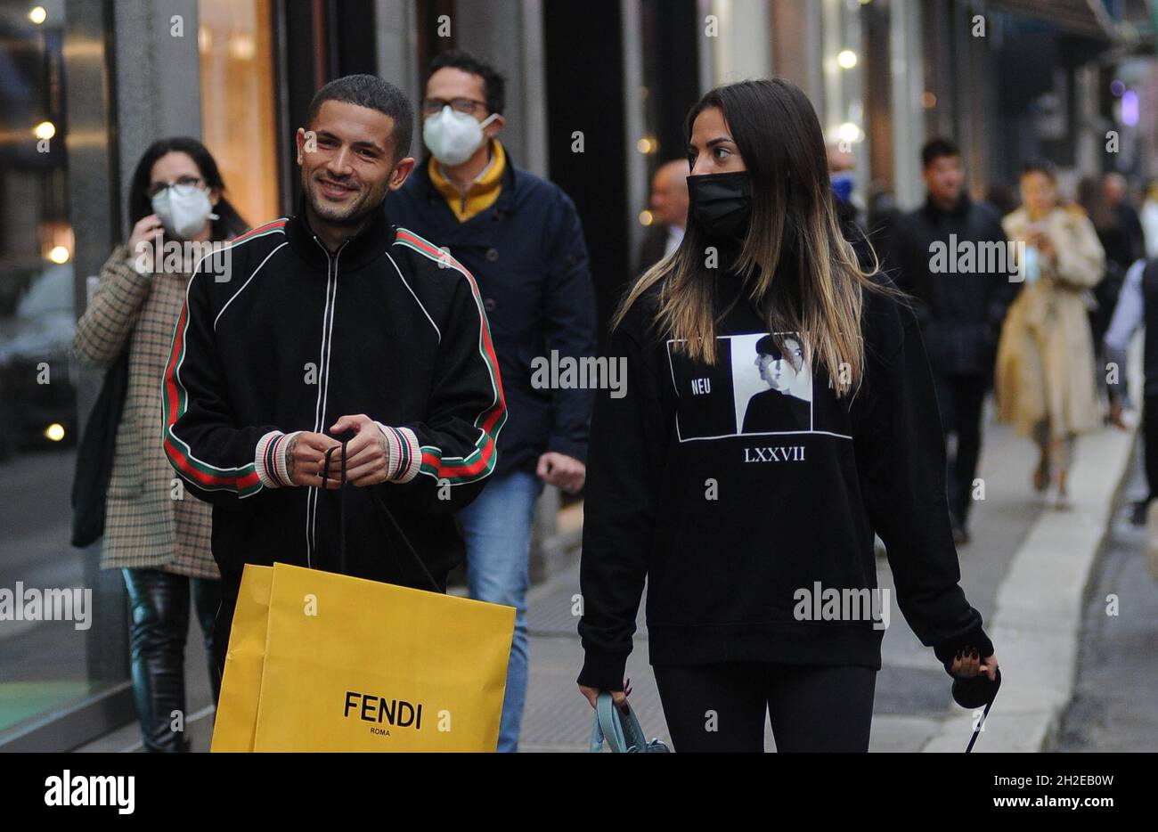 Milan, . 21st Oct, 2021. Milan, 21-10-2021 Stefano Sensi, an INTER and ...