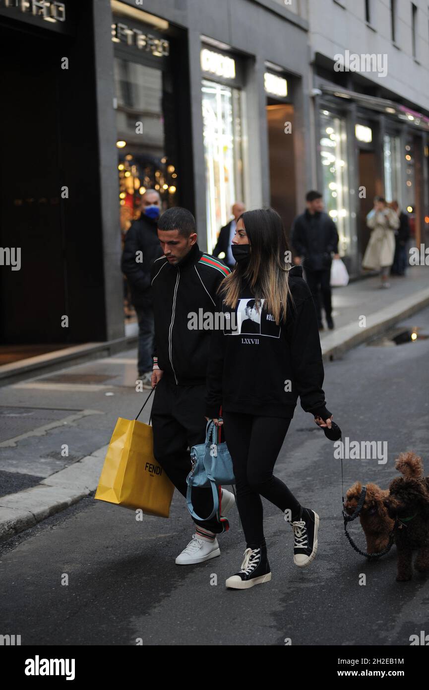 Milan, . 21st Oct, 2021. Milan, 21-10-2021 Stefano Sensi, an INTER and ...