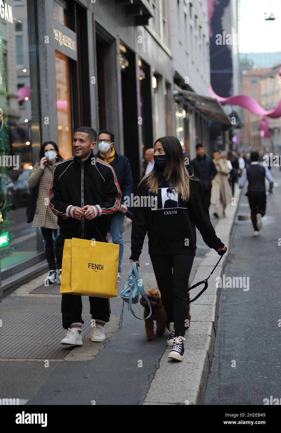 Milan, . 21st Oct, 2021. Milan, 21-10-2021 Stefano Sensi, an INTER and ...