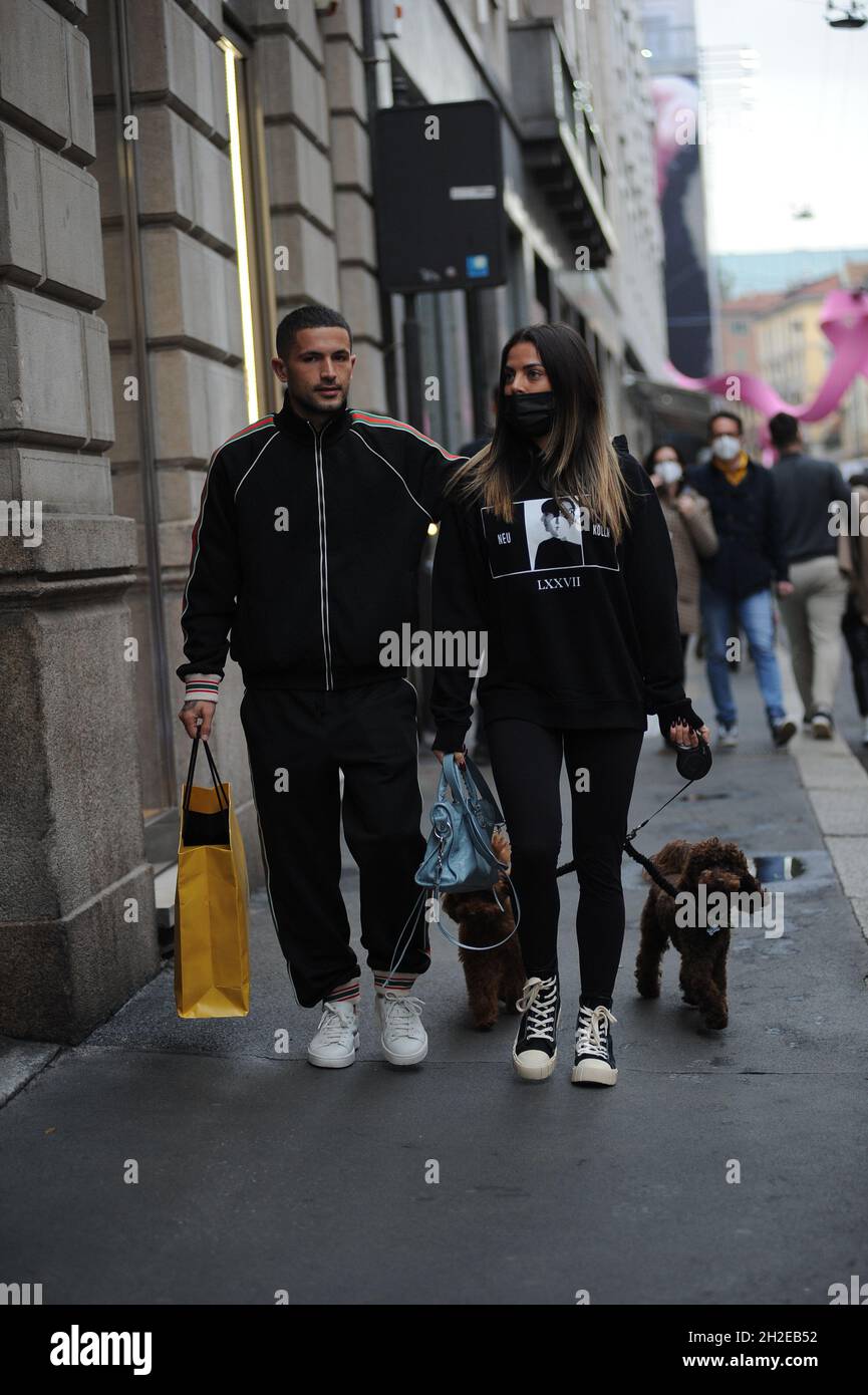 Milan, . 21st Oct, 2021. Milan, 21-10-2021 Stefano Sensi, an INTER and ...