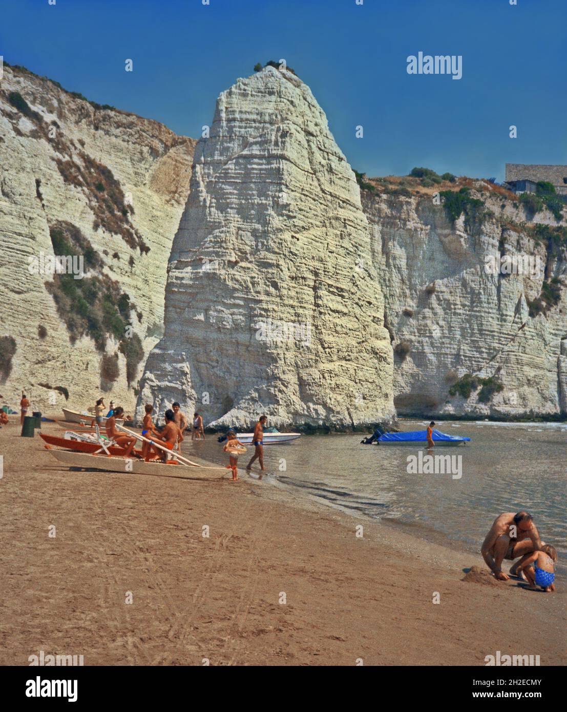 Vieste: the beach Stock Photo - Alamy