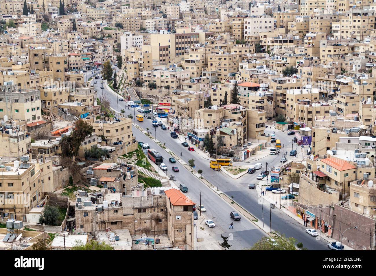 Panorama Houses In Amman Jordan High Resolution Stock Photography and ...