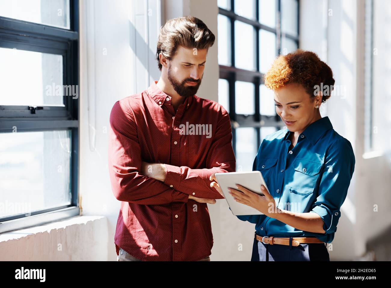 Men working ahead hi-res stock photography and images - Alamy