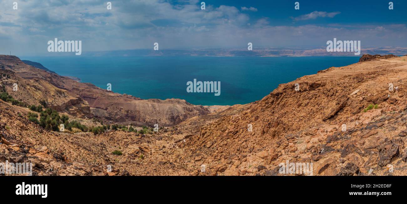 Aerial view of the Dead Sea Stock Photo - Alamy