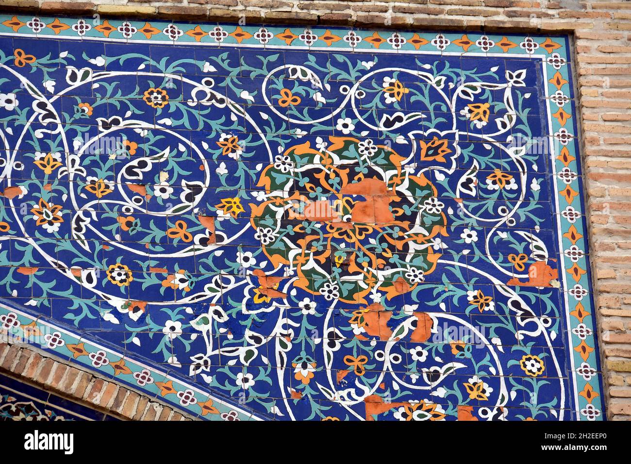 Abu Bakr Kaffal Shashi mausoleum, Tashkent, Uzbekistan, Central Asia ...