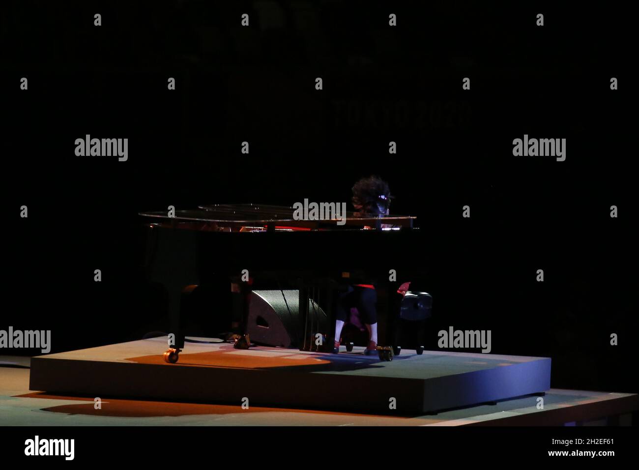 JULY 23rd, 2021 - TOKYO, JAPAN: performance by jazz pianist Hiromi ...