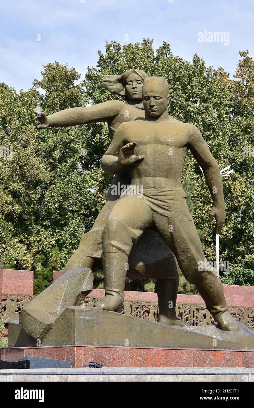 Monument of Courage, Earthquake Memorial, Tashkent, Uzbekistan, Central ...
