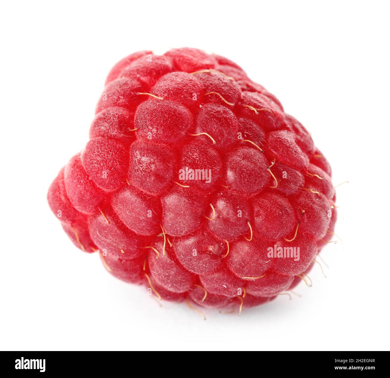 Delicious fresh ripe raspberry on white background Stock Photo - Alamy