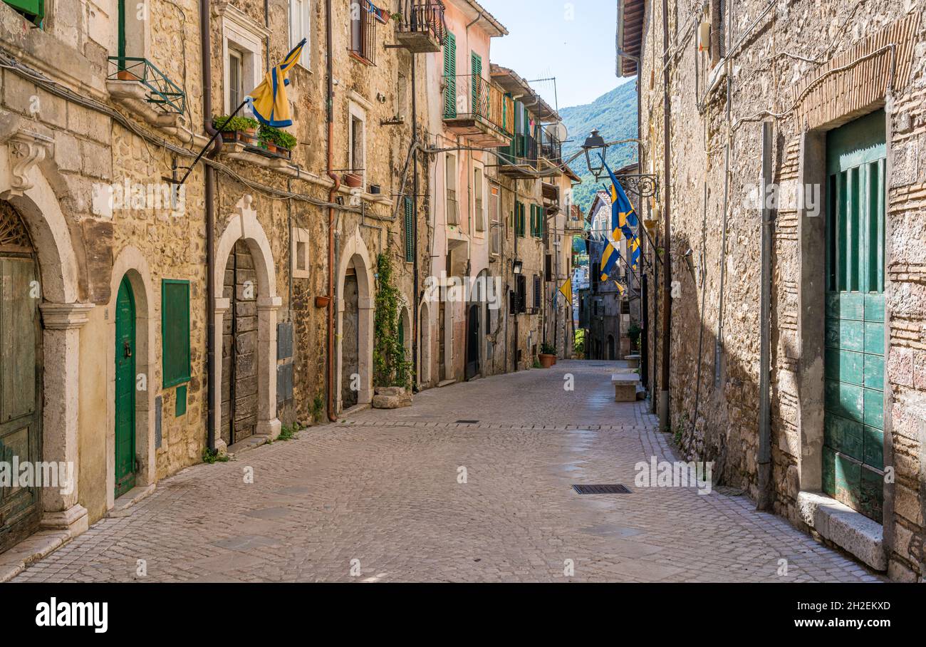 Scenic sight in Carpineto Romano, beautiful little town in the province ...