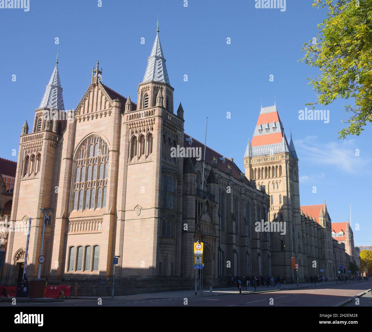 Whitworth Hall, at the University of Manchester, Manchester, England ...