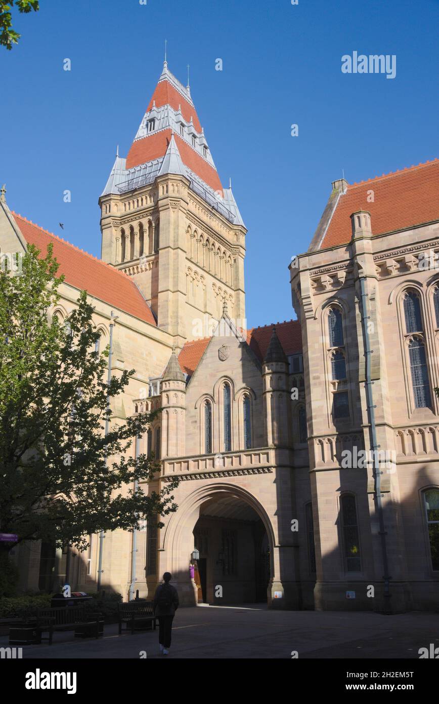 Whitworth Hall, at the University of Manchester, Manchester, England ...