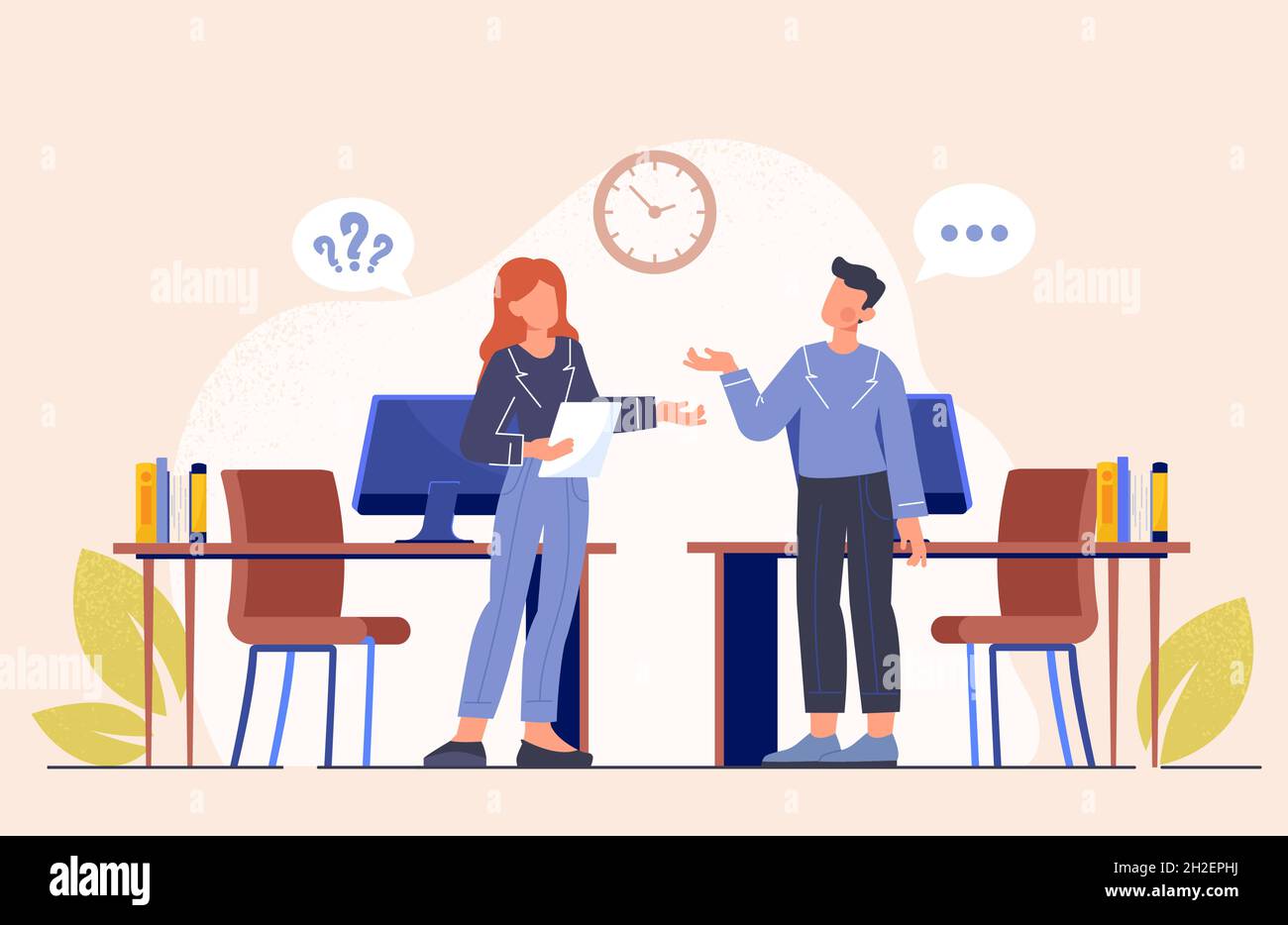 Job interview concept Stock Vector Image & Art - Alamy