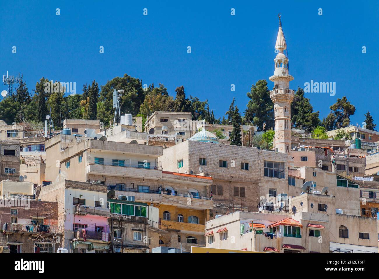 Skyline of Salt town, Jordan Stock Photo - Alamy