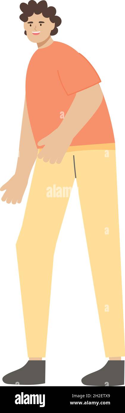 man standing icon on white background Stock Vector Image & Art - Alamy