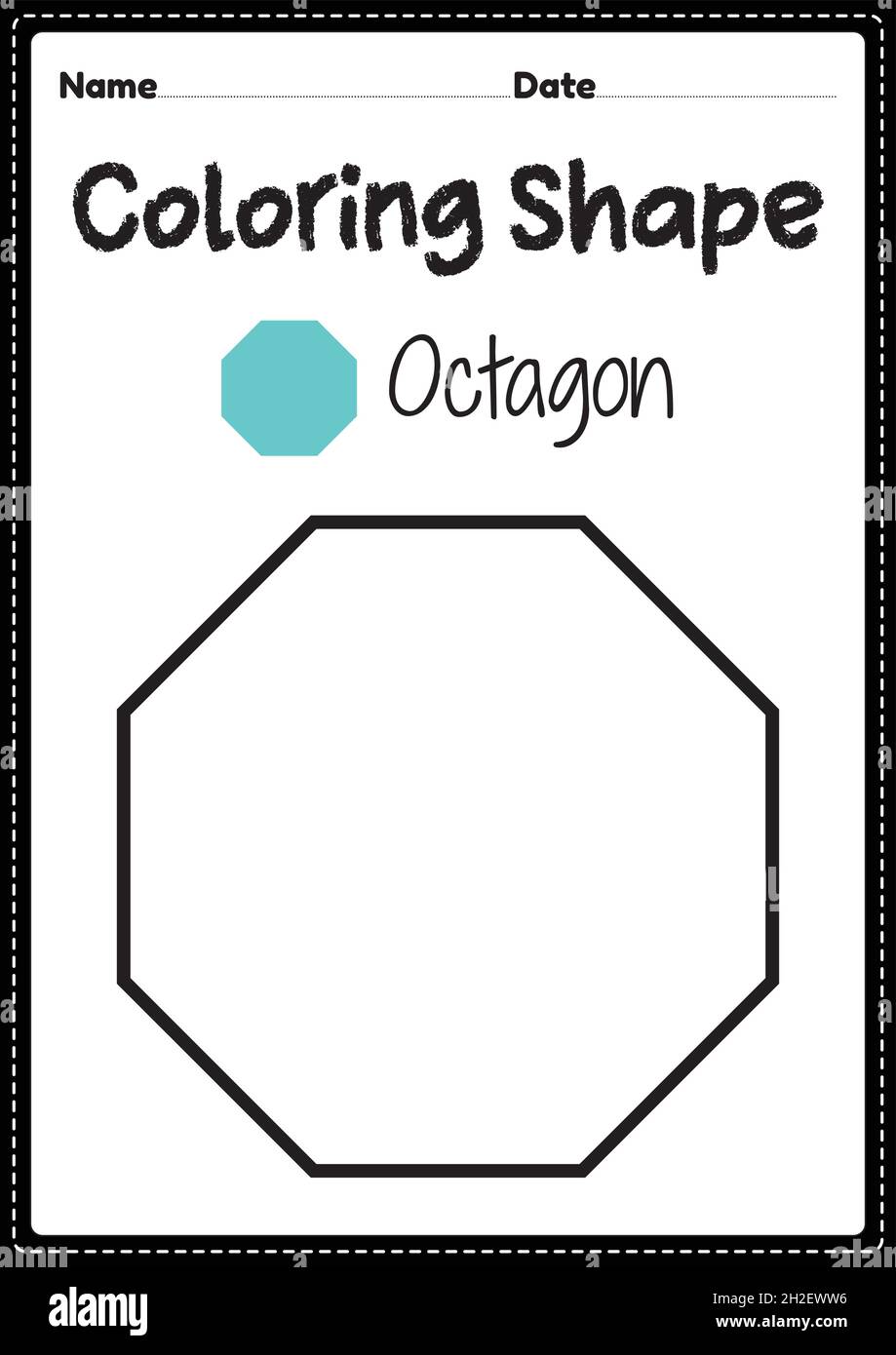 free printable octagon shape