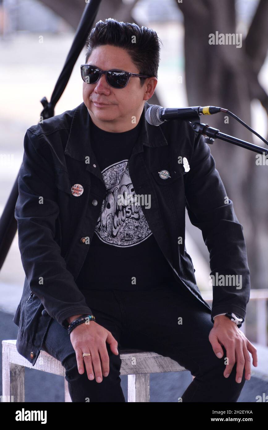 Mexico City, Mexico. October 21, 2021, Dario Espinosa integrant of ...