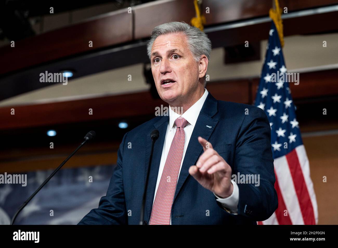 Washington, DC, USA. 21st Oct, 2021. House Minority Leader KEVIN ...