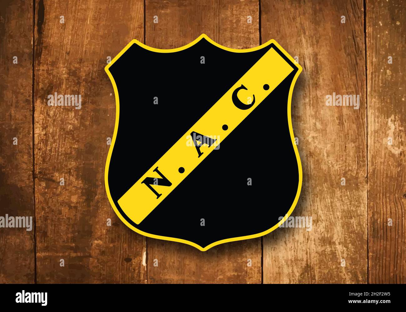 Coat of arms FC Breda, Breda, football club from the Netherlands Stock ...