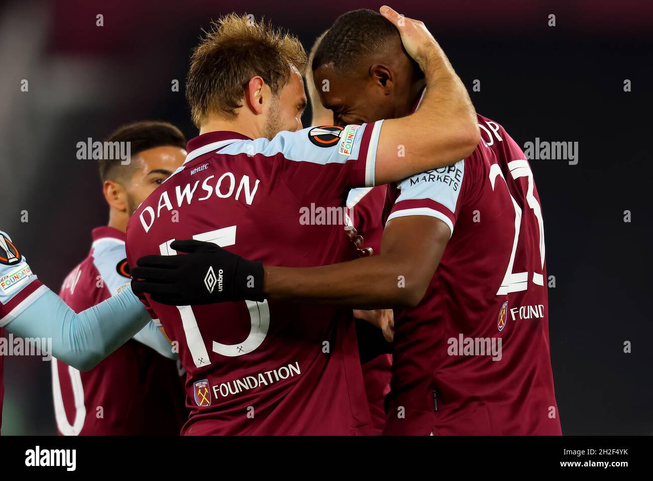 London Stadium. London, UK. 21st Oct, 2021. Europa League football ...