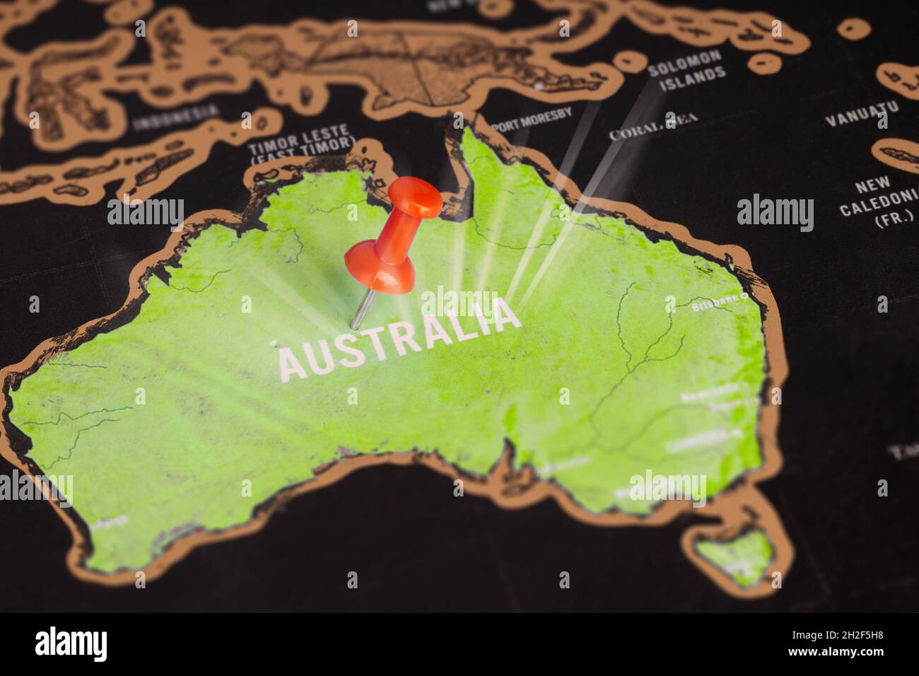 Australia map hi-res stock photography and images - Alamy