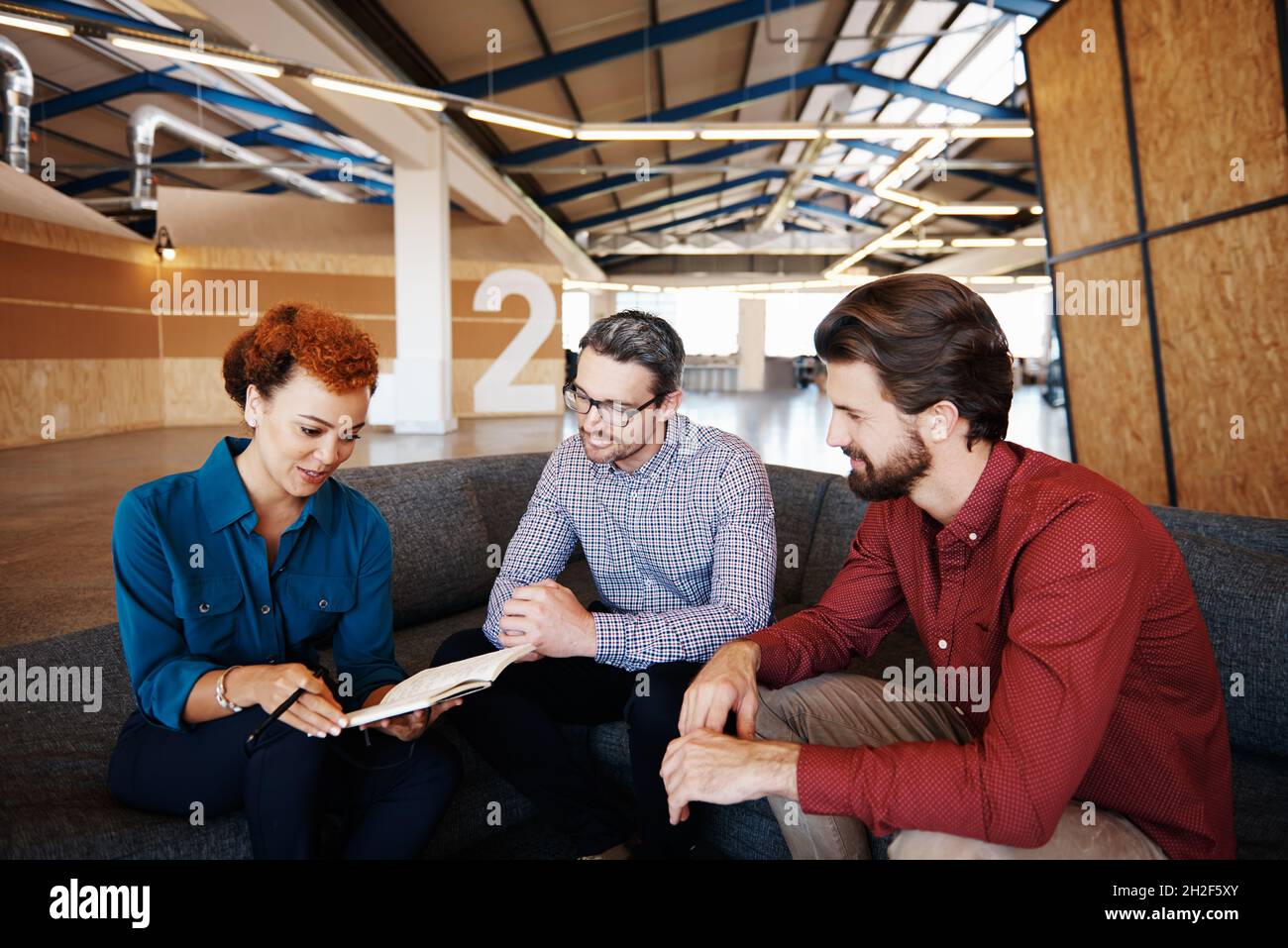 Integrating their expertise and ideas together Stock Photo - Alamy