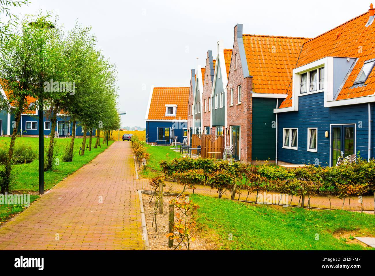 Volendam is a town in north holland in the netherlands hi-res stock ...