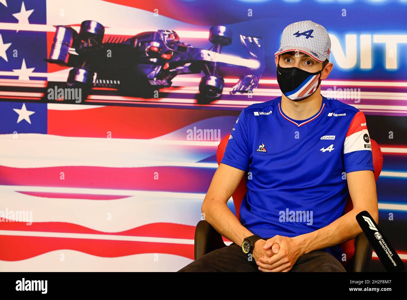 Austin, Texas, USA. 21st October 2021, Esteban Ocon (FRA) Alpine F1 ...