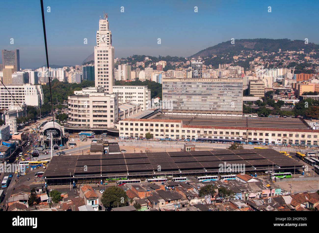 Central Train Station and Bus Terminal of Rio de Janeiro City Stock ...