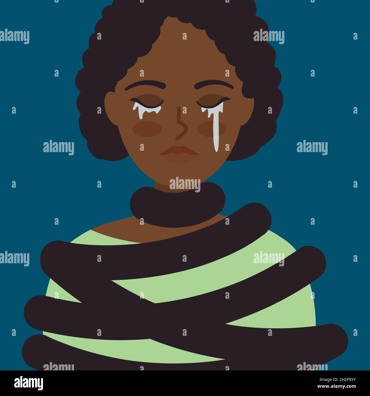 Female oppression illustration hi-res stock photography and images - Alamy