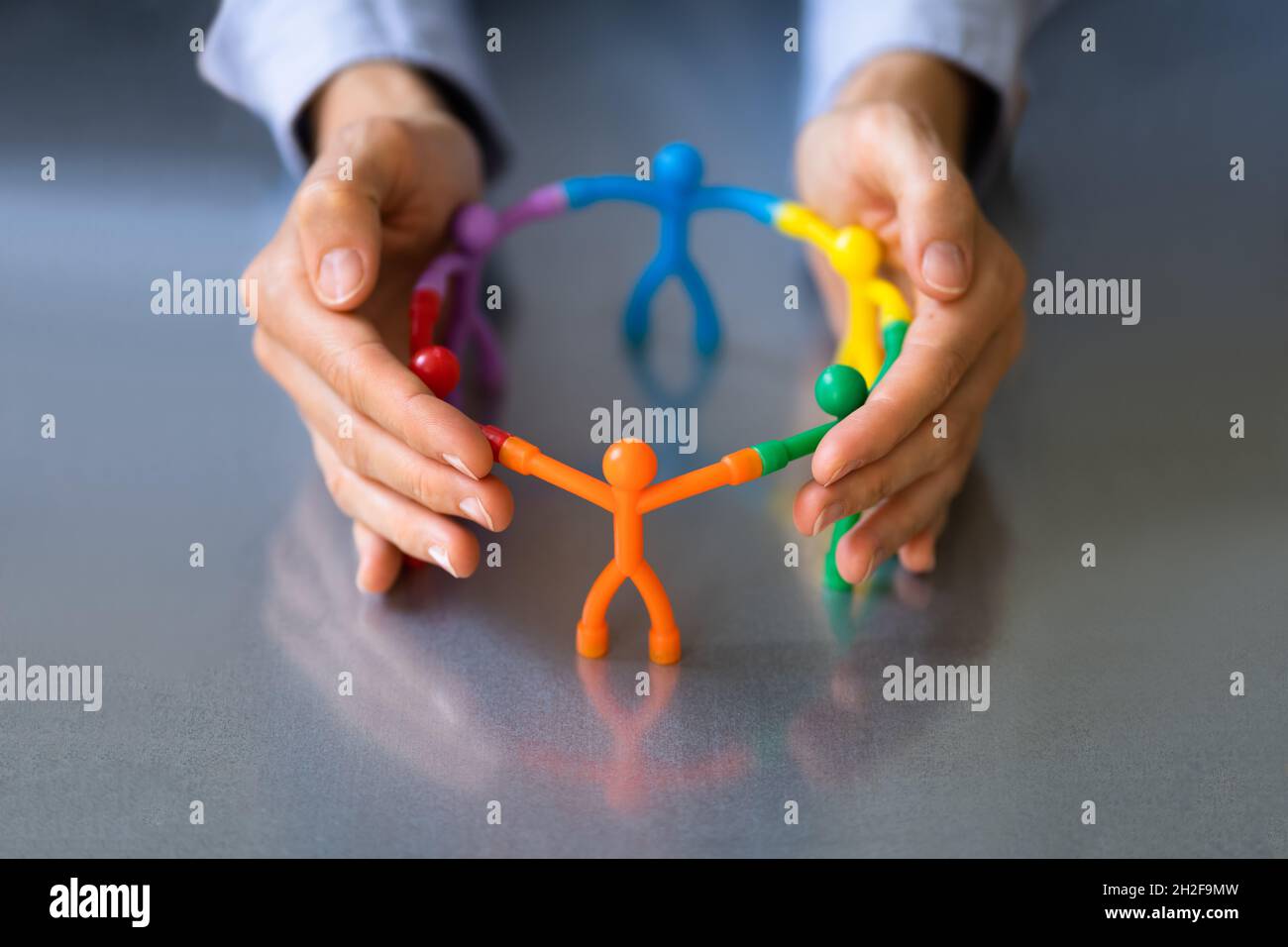 Diversity Equality And Inclusion Concept. Protecting Community Stock ...