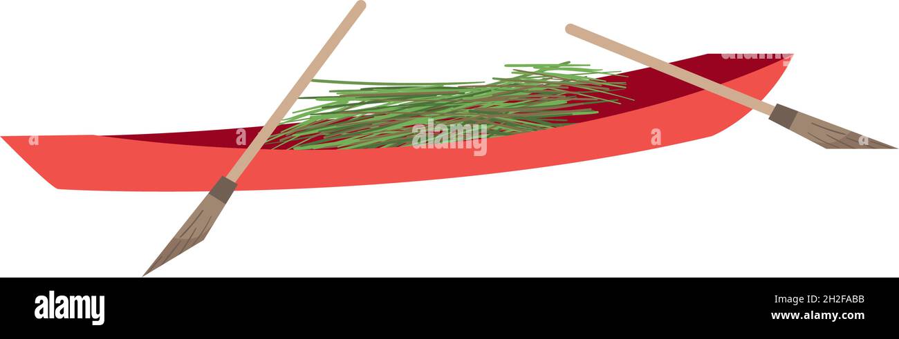 Vietnamese fishing boat on white background Stock Vector Image & Art ...