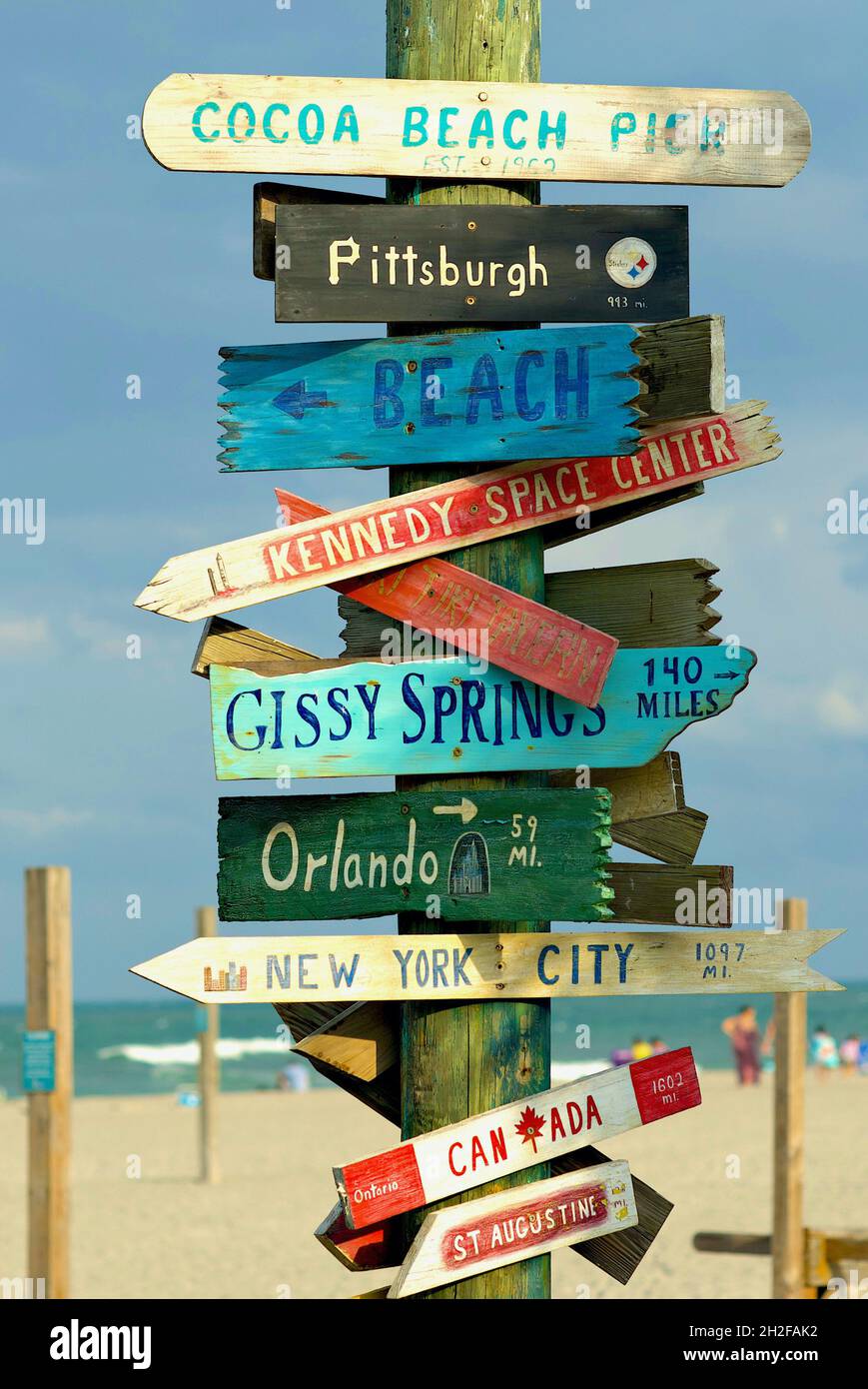 Cocoa Beach Arrow Signs