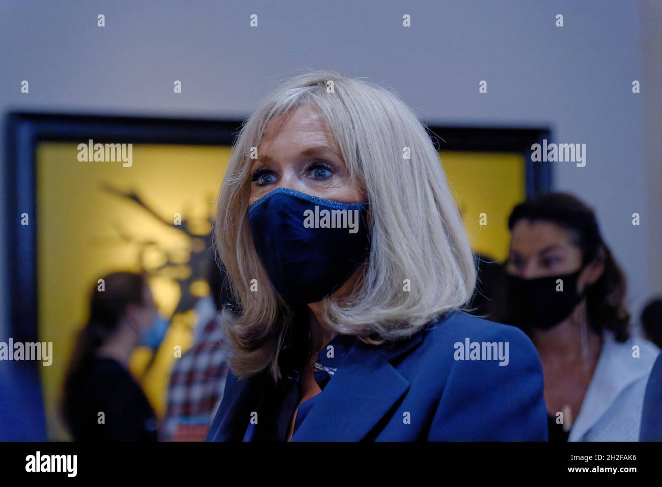 Brigitte macron portrait hi-res stock photography and images - Alamy