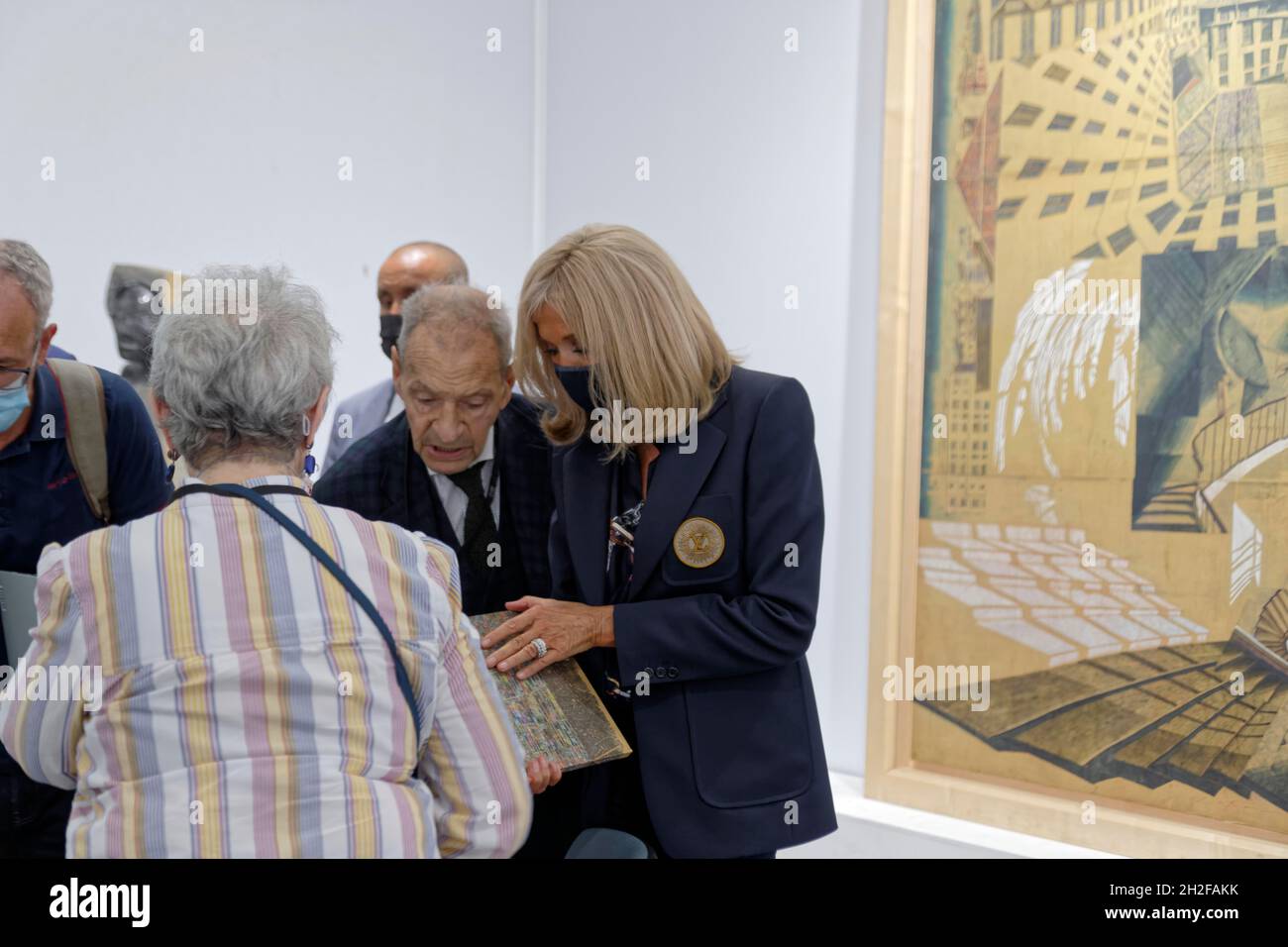 Brigitte macron young hi-res stock photography and images - Alamy