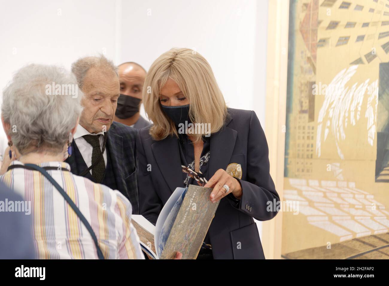 Brigitte macron portrait hi-res stock photography and images - Alamy