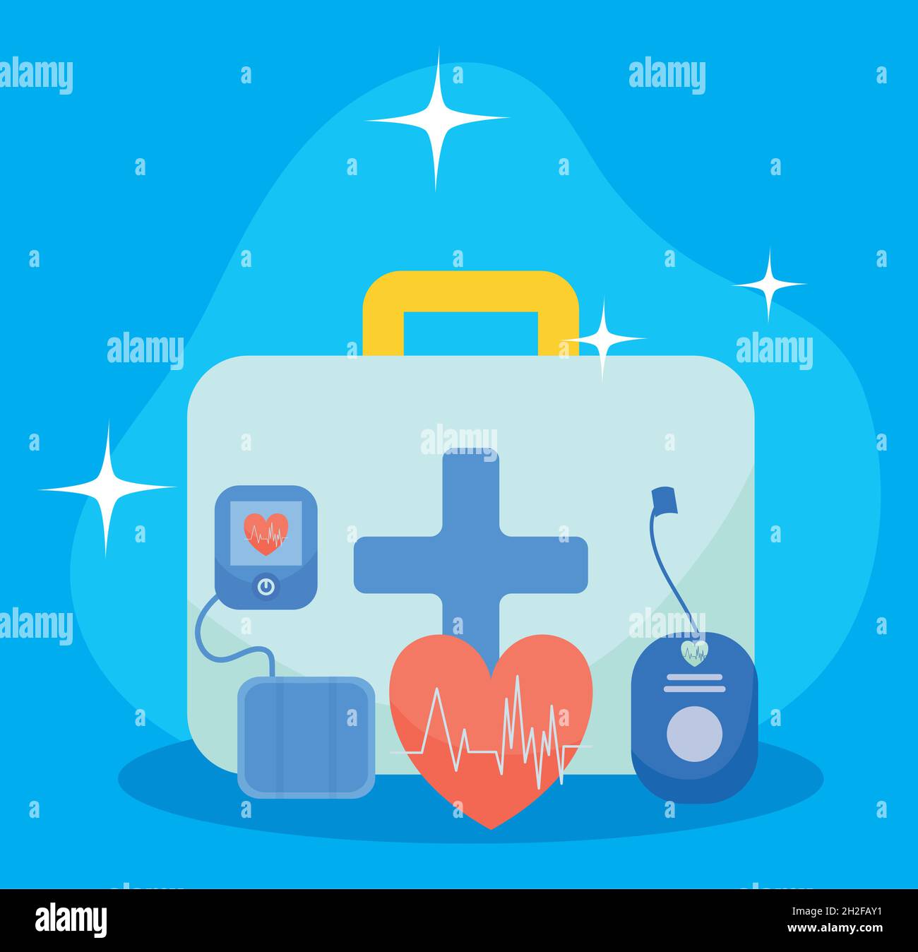 medical and health devices illustration Stock Vector Image & Art - Alamy